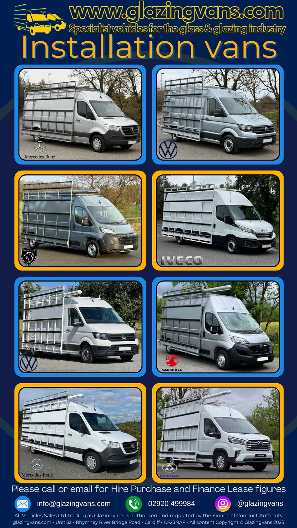 New Glazing Vans